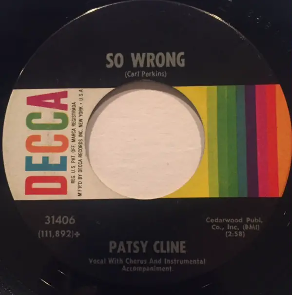Patsy Cline - So Wrong