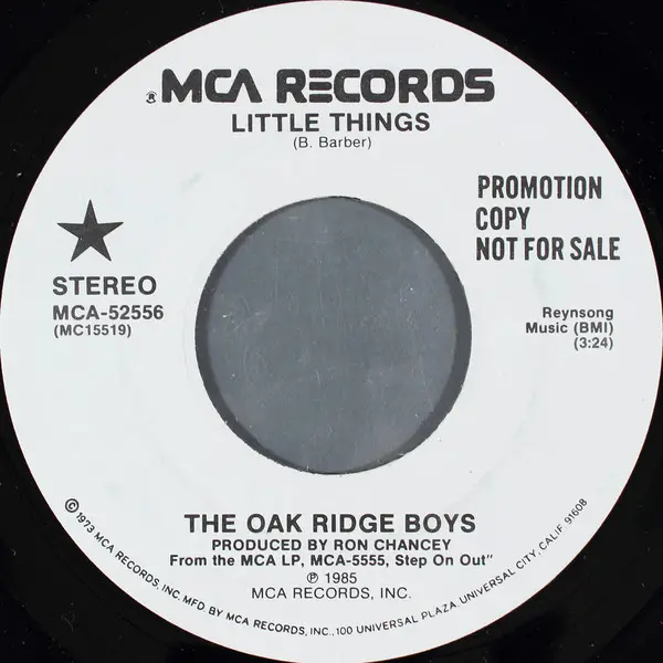 The Oak Ridge Boys - Little Things