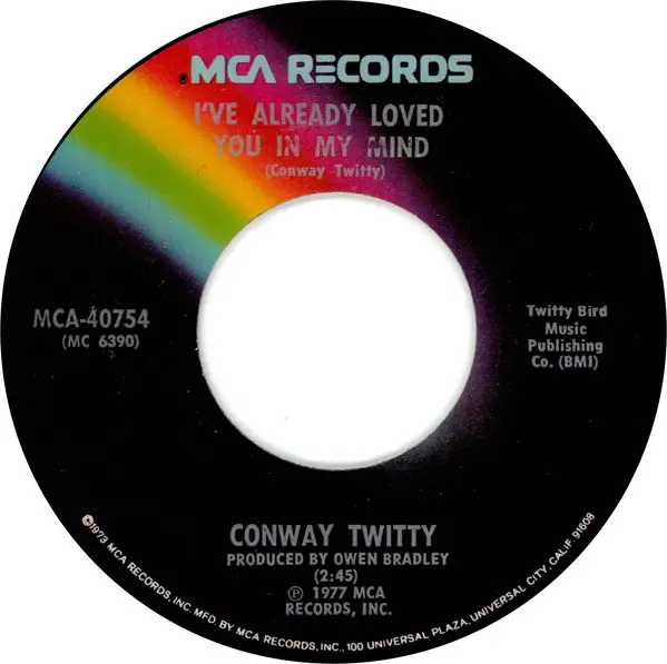 Conway Twitty - I've Already Loved You In My Mind