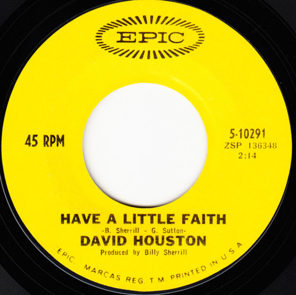 David Houston - Have a Little Faith