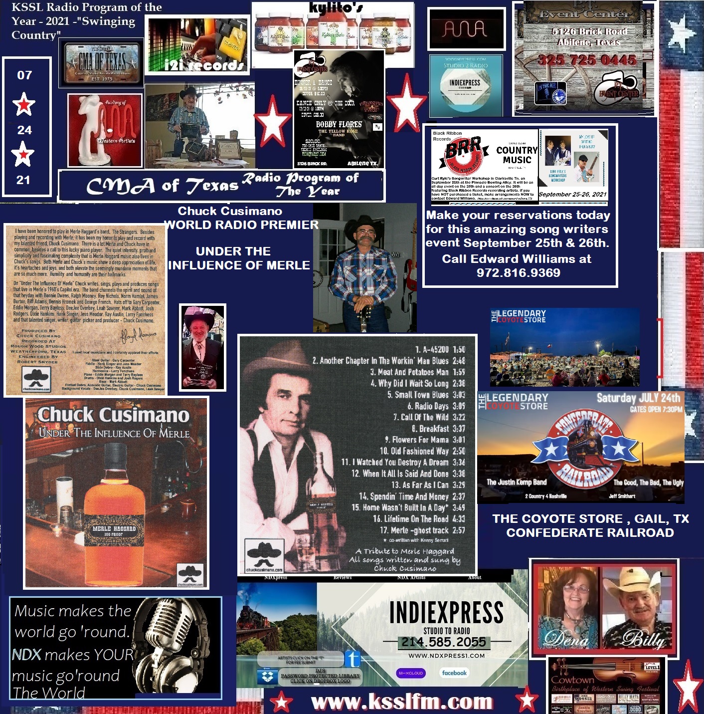 Swinging Country July 24 (Chuck Cusimano Premier)