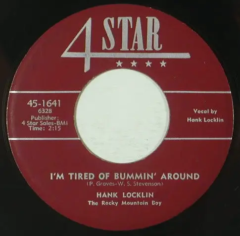 Hank Locklin - Let Me Be The One