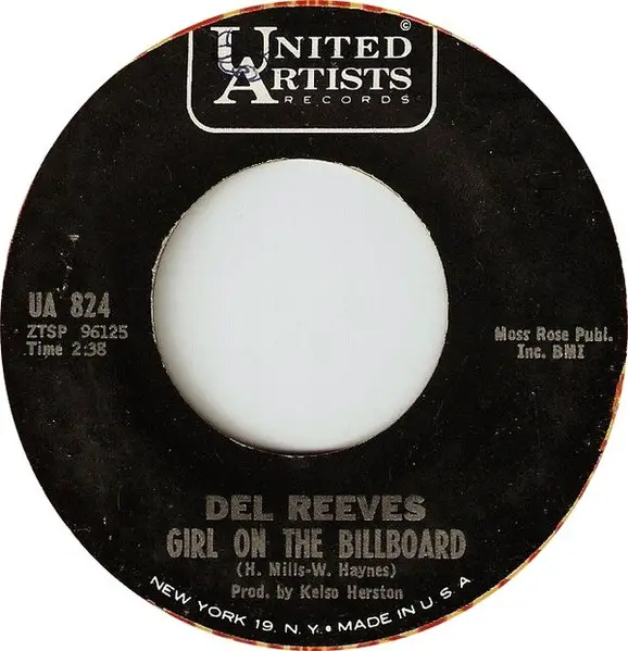 Del Reeves - Girl on the Billboard