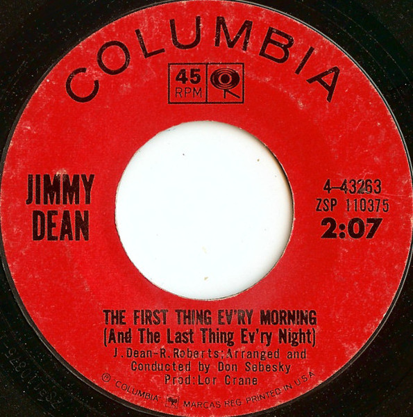 Jimmy Dean - The First Thing Ev'ry Morning