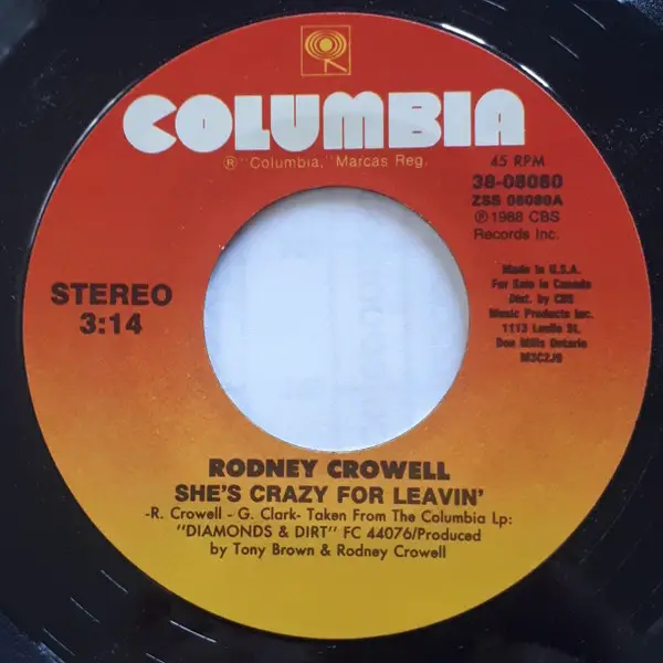 Rodney Crowell - She's Crazy For Leaving