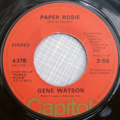 Gene Watson - Paper Rosie