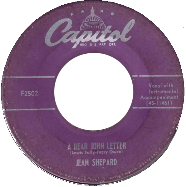 Jean Shephard And Ferlin Husky - A Dear John Letter