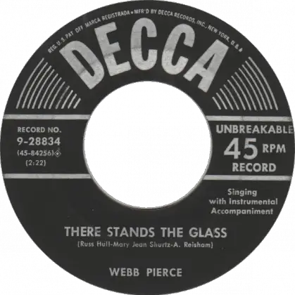 Webb Pierce - There Stands the Glass