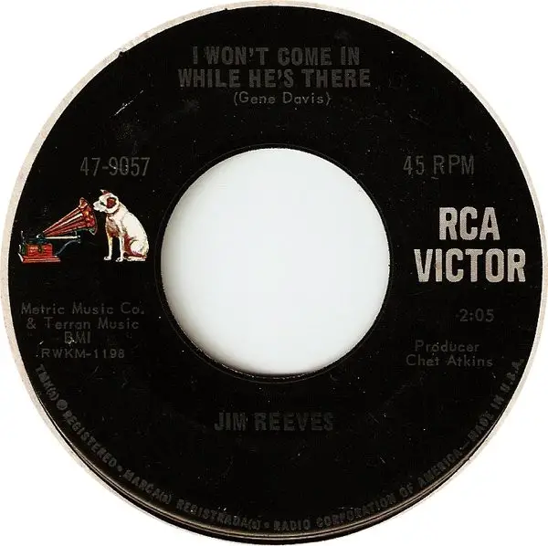 Jim Reeves - I Won't Come In While He's There