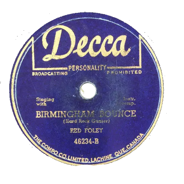 Red Foley - Birmingham Bounce