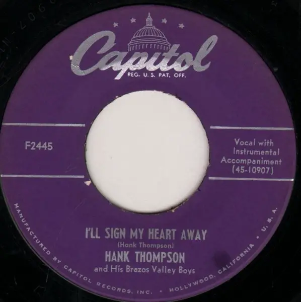 Hank Thompson - Rub-A-Dub-Dub