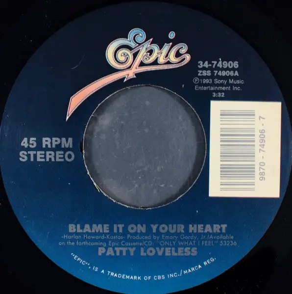 Patty Loveless - Blame It On Your Heart