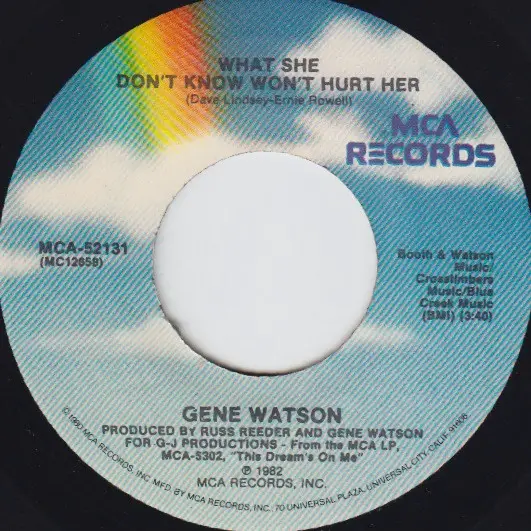 Gene Watson - What She Don't Know Won't Hurt Her: A Classic Country ...