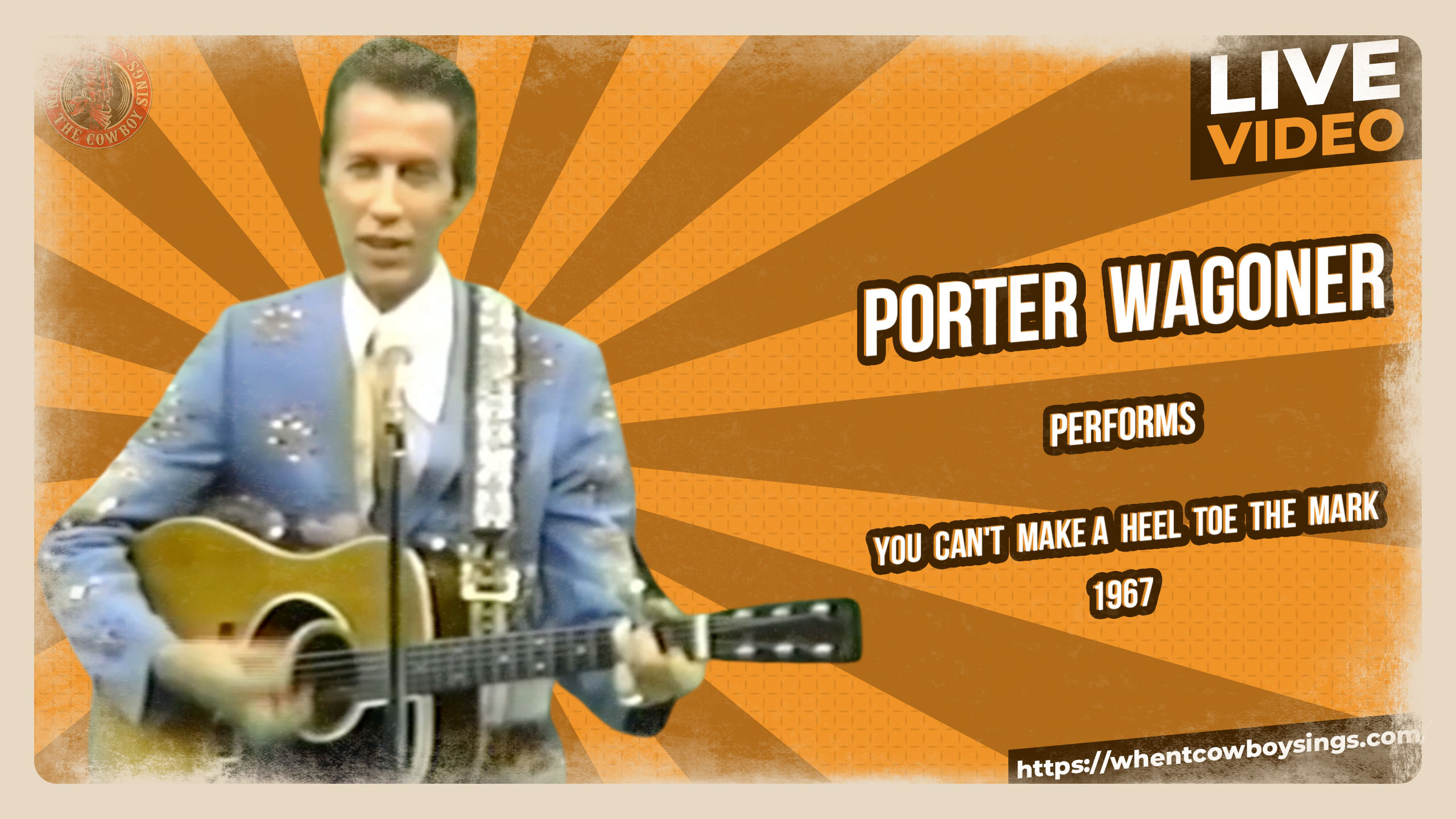 Porter Wagoner - You Can't Make A Heel Toe The Mark